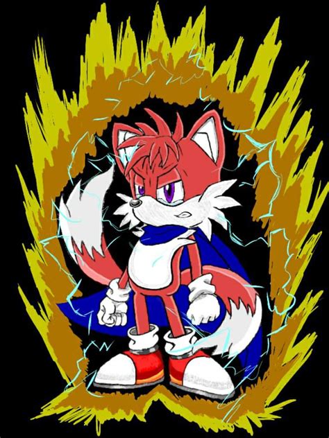 My Rendition Of Turbo Tails Sonic The Hedgehog Amino