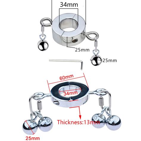 Generic Testicle Clamp Heavy Duty Chastity Ring Toys Male Stretcher