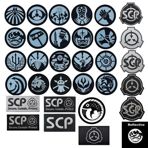 Nine Tailed Fox Reflective Magic Patch SCP Foundation Logo Military