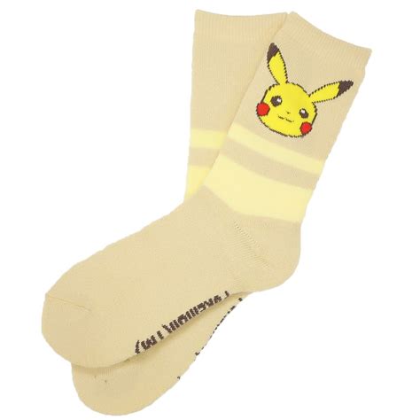 【楽天市場】ポケットモンスター 女性用防寒室内靴下 ぽっかぽかルームソックス ピカチュウ ライン ポケモン スモールプラネット ウォーマー雑貨