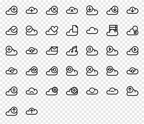 Cloud Server Hosting Icons Png Pngegg