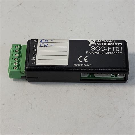 National Instruments Ni Scc Ft01 Feedthrough Breadboard Module Lab Liquidators Store