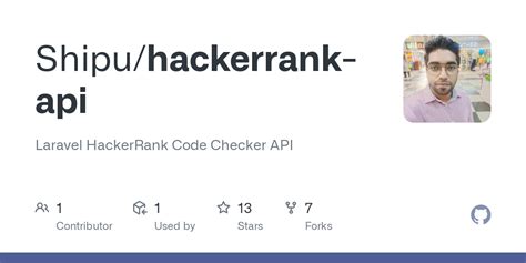 Github Shipuhackerrank Api Laravel Hackerrank Code Checker Api