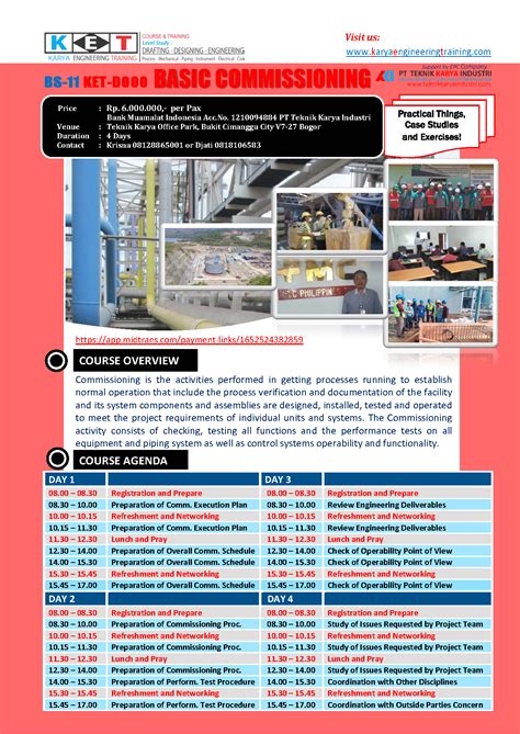 Basic Commissioning Karya Engineering Training