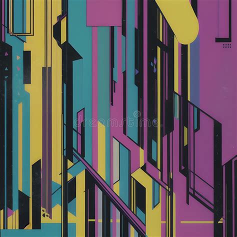 Ai Generated Background Consisting Of Straight Vertical Colorful Lines