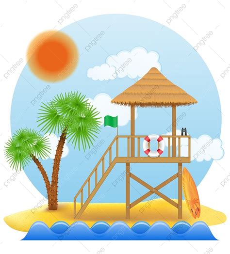 Cartoon Lifeguard Clipart
