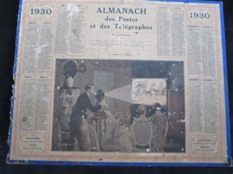 Ancien Calendrier Ptt À VENDRE PicClick FR