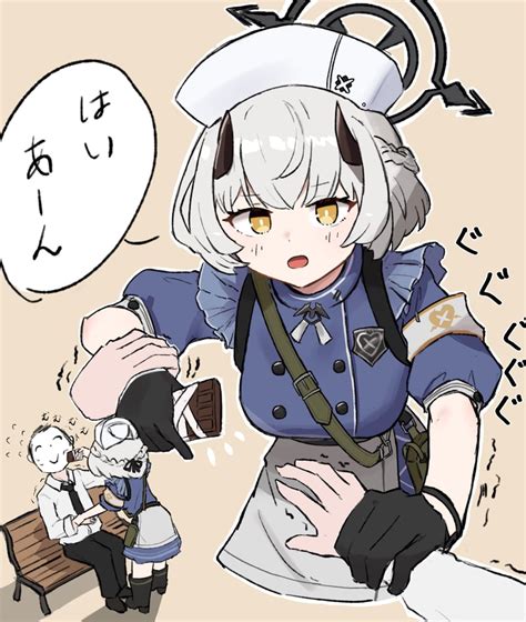 Sensei And Sena Blue Archive Drawn By Sasach Danbooru