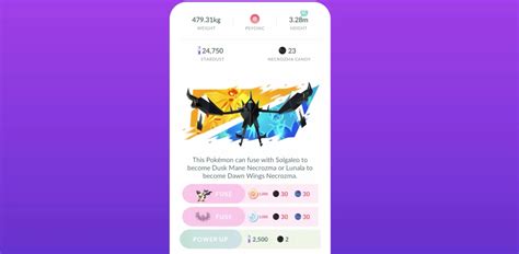 Pokemon Go How To Get Dusk Mane Necrozma And Dawn Wings Necrozma With Fusion