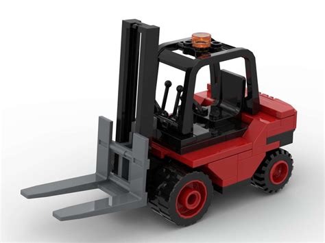 Lego Moc Forklift By Funkybricks Rebrickable Build With Lego