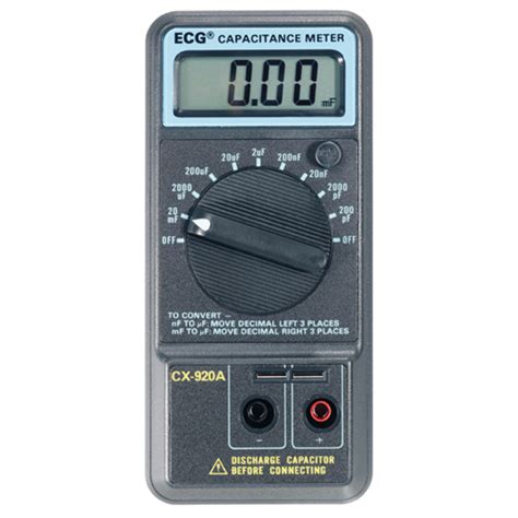 Digital Capacitance Meter Measures From 1pf To 20 000 Ufd 3 1 2 Digit