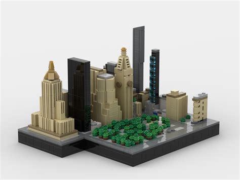 Lego Moc Madison Square Park Nyc By Taters Rebrickable Build With