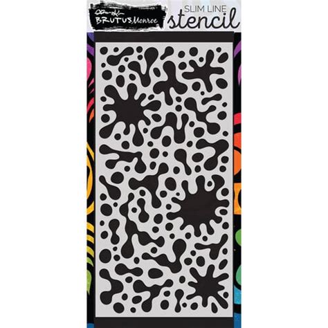 Brutus Monroe Space Robots Collection Stencils Splatter