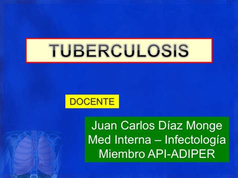 Clase Tuberculosis 2019