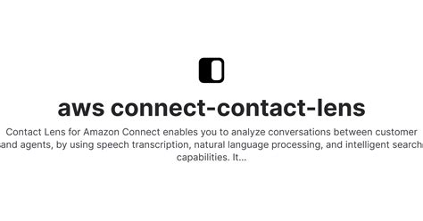 Aws Connect Contact Lens Fig