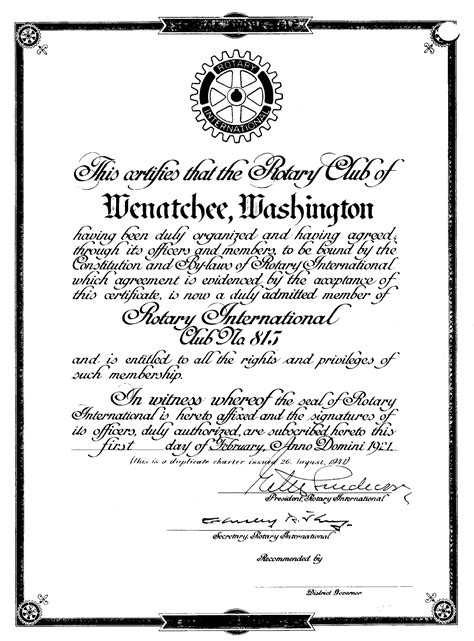 Charter Document