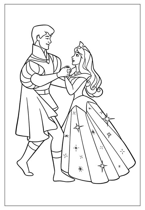 Desenhos Da Bela Adormecida Modelos Para Colorir