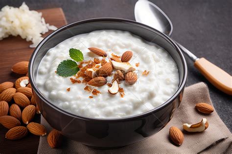 甜蜜早餐的腰果米粥高清图片下载 正版图片600571700 摄图网