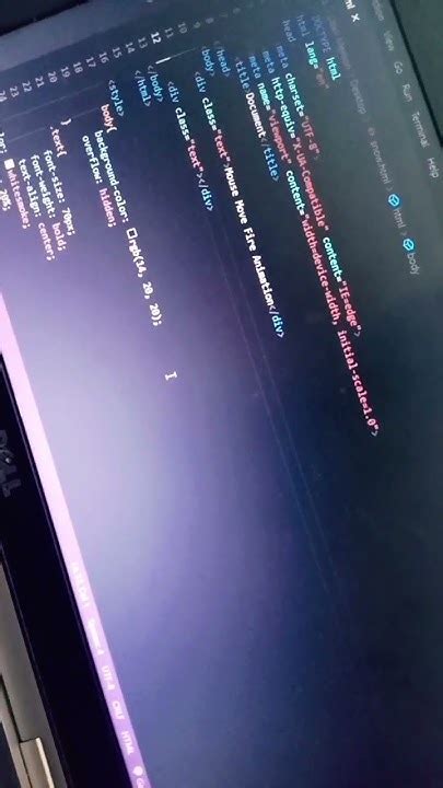 Mouse Move Fire Animation Css Html Shorts Viral Viralshorts Animation Viralshorts Youtube