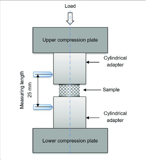Schematic Representation Of The Experimental Setup For Compression Download Scientific