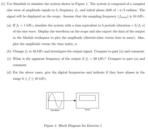 Use Simulink To Simulate The System Shown In Chegg