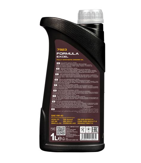 MANNOL Formula Excel 5W 40