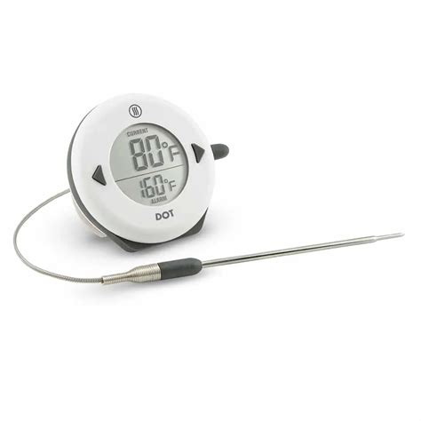 Thermoworks Dot® Simple Alarm Thermometer White Browns Kitchen