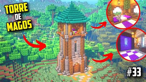 Como Hacer Una Torre De Magos En Minecraft Survival