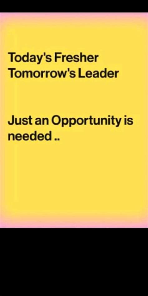 Atharva Kadam On Linkedin Freshers Opportunity