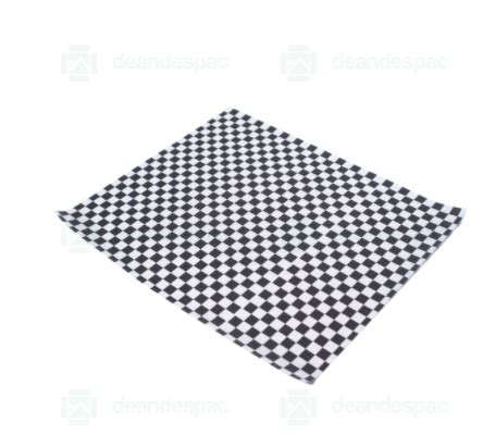 Papel Antigrasa 28x34cm Negro Blanco Deandespac