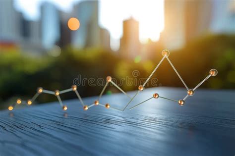 A Photo Capturing A Straight Line Of Dots Placed On A Table Set Against The Backdrop Of A