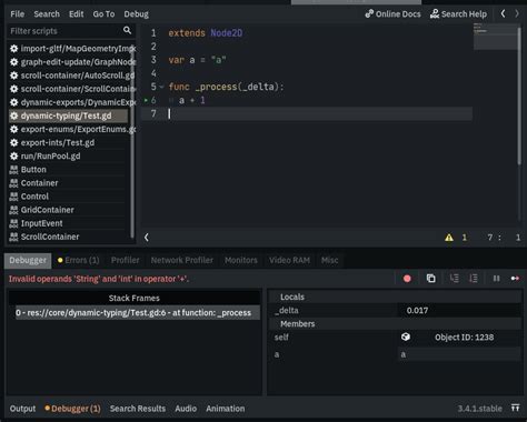Parser Assumes Types When It Shouldn T Issue Godotengine Godot Github