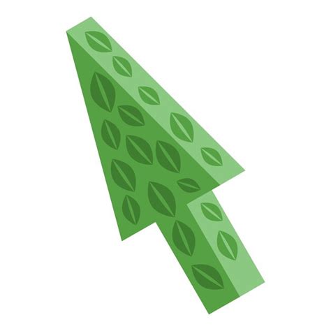 Premium Vector Green Cursor Clicking On Ecology And Sustainability