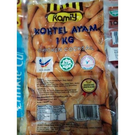 Ramly Frankfurters Ayam Chicken Lembu Beef 1kg 340g Ramly