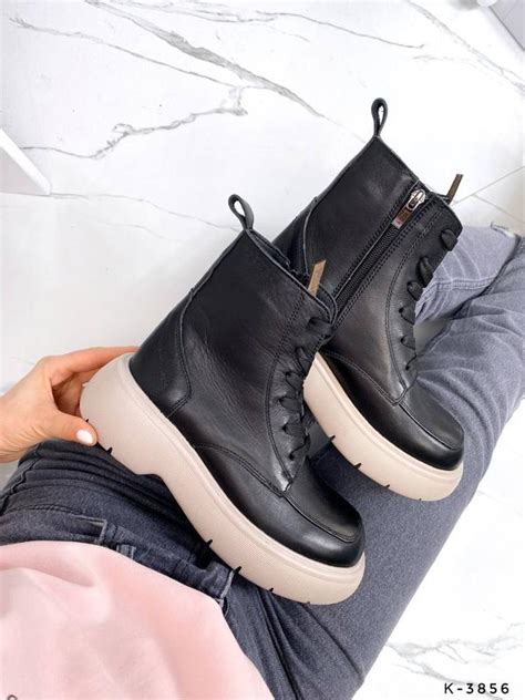 Черевики натуральні Reel матеріал натуральна шкіра демі всередині байка зима набивне хутро