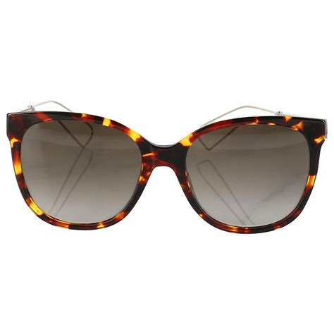 Dior Glasses Brown Plastic Ref210740 Joli Closet