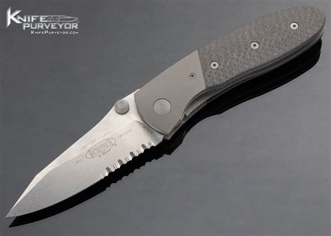 Microtech Custom Knife Carbon Fiber Model Lcc Ma Lightfoot 154 Cm