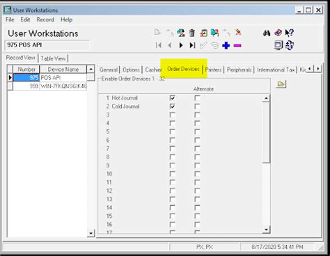 Micros Install Handbook Omnivore Api