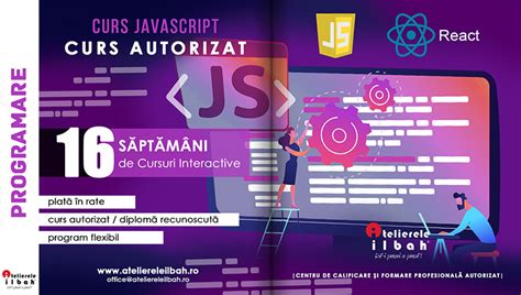 Curs Javascript React Curs Autorizat Inscrie Te Acum