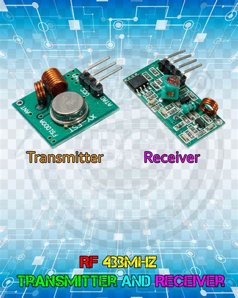 Rf Mhz Transmitter And Receiver Electronic Circuit Design Electronics Circuit Electronic