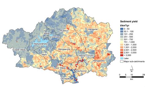 Mean Annual Suspended Sediment Yields And Net Suspended Sediment Loads