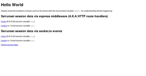 Express Session Example Codesandbox