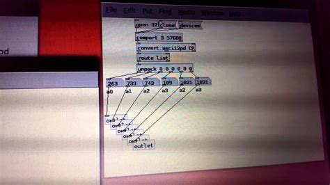 Pure Data And Arduino Test Youtube
