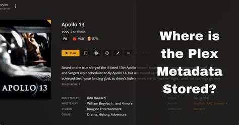 Where Is The Plex Metadata Stored Plexopedia