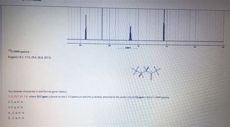 Solved Use The H NMR Spectra And C NMR Data Below To Chegg