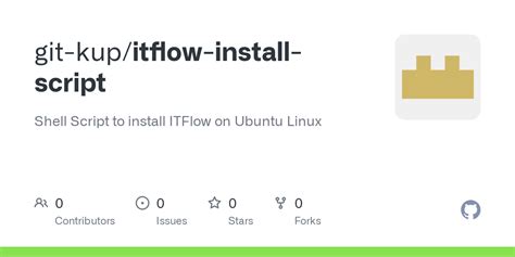 Github Git Kup Itflow Install Script Shell Script To Install Itflow