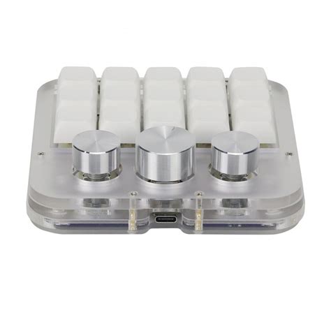 HamGeek Macro Custom Mechanical Keyboard Transparent Acrylic Shell Without Light Keys