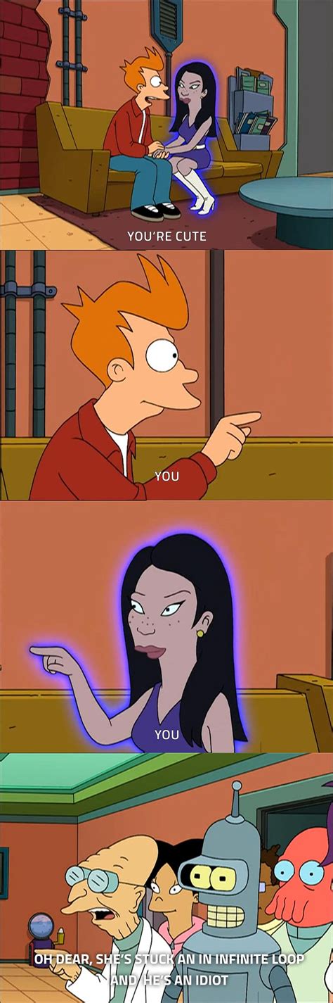 she s stuck in an infinite loop r futurama