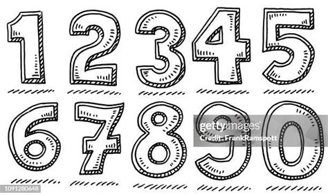 110 Number 1 2 3 4 Clip Art High Res Illustrations Getty Images