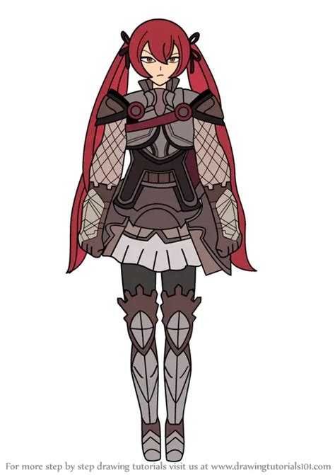 How To Draw Severa From Fire Emblem Fire Emblem Step By Step